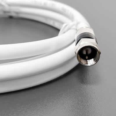 China CCS Quad Shielded RG6 Coaxial Cable 75 Ohm FPE Insulation PVC Jacket 305m for sale