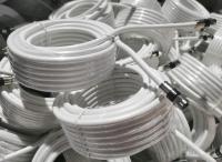 China CCTV RG6 Coaxial Cable F Type Connector OEM 75 Ohm White Black 18AWG for sale