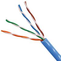 China 4 Pairs 24AWG CCA Communication cable Cat5e UTP Network Cable 305m for sale