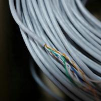 China Cat5e UTP Ethernet Cable 305m Box 24AWG Solid Bare Copper PVC UL RoHS for sale
