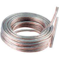 China TIANJIE - 16 gauge AWG OFC / Tinned copper CCA flexible professional Flat ribbon transparent PVC speaker cable wire for sale
