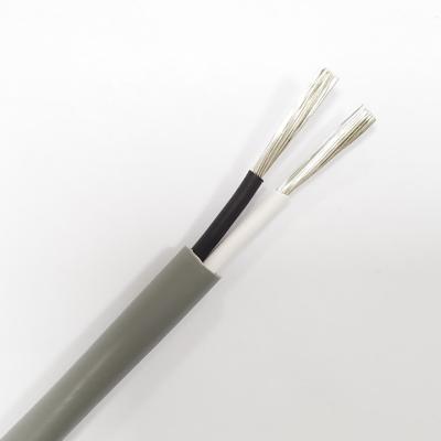 China Gray flexible Audio cable speaker wire with 2C 14AWG stranded tinned copper conductor unshielded for sale