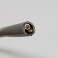 China Gray flexible Audio cable speaker wire with 2C 14AWG stranded tinned copper conductor unshielded for sale