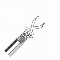China RS485 Twisted Pair Shielded Cable 2x2x22AWG Industrial Communication Cable 300V for sale