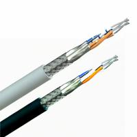 China RS485 Twisted Pair Shielded Cable 2x2x22AWG Industrial Communication Cable 300V for sale