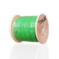 China KNX 2 Core 0.8mm Bare Copper Communication Cable 2x2x0.8mm LSZH Green for sale