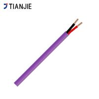 China 2 Core 18AWG Oxygen Free Copper Unshielded PVC Speaker Cable Wire 65 Strand for sale