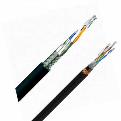 China 4 Pairs 24AWG Twisted Shielded RS485 Cable 120 Ohm 300V for Industrial Communication for sale