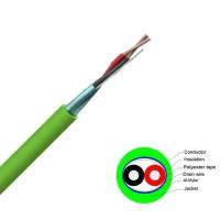 China KNX 1x2x0.8mm Communication Cable Tinned Copper Wire LSZH Green for sale