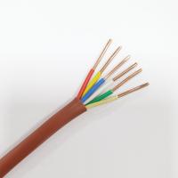 China 18AWG 2-12 Cores CMP Rated Thermostat Wire Solid Bare Copper PVC Jacket 150V for sale