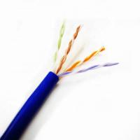 China Indoor Plenum CMP Rated Network Cable Cat6 23 AWG Solid Copper 4 Pair for sale