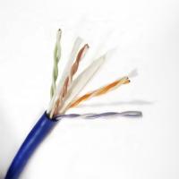 China Indoor Plenum CMP Rated Network Cable Cat6 23 AWG Solid Copper 4 Pair for sale