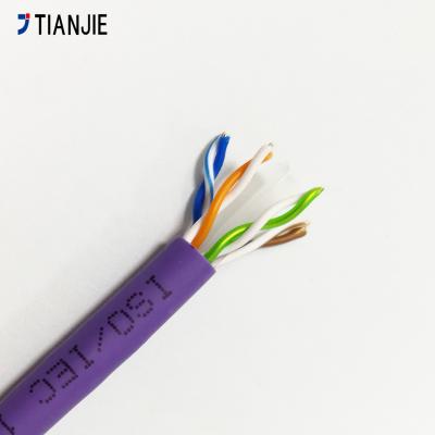 China Customized CMP Rated Cat6A 23AWG 4P UTP FTP Cable for Indoor Outdoor Use for sale