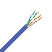 China ETL Listed Plenum Rated 24AWG 4 Pairs UTP Cat5 Cable CMP Solid Bare Copper  Cat6 Plenum Cable 1000 Ft for sale