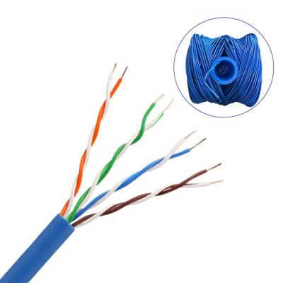 China UL CMP Plenum Cat5E UTP Bulk Ethernet Cable 1000ft 305m Bare Copper for sale
