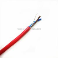 China TIANJIE 1.5mm2 Solid Copper FPLR CMR PVC Fire Alarm Cable 300V Red for Security System for sale