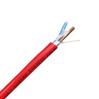 China TIANJIE 1.5mm2 Solid Copper FPLR CMR PVC Fire Alarm Cable 300V Red for Security System for sale