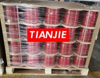 China UL Listed 18AWG 2 Core Shielded Fire Alarm Cable Red Copper Conductor FR PVC for sale