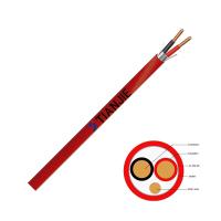 China UL1424 Fire Alarm Cable 1.0mm2 2C Shielded Twisted Pair Solid Copper PVC Jacket 300V for sale