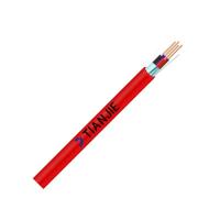 China TIANJIE 4C 1.5mm2 UL1424 Listed Shielded Solid Copper Fire Alarm Cable FPLR 300V for sale