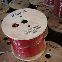 China TIANJIE 14AWG 4C Solid Copper UL1424 FPLR Fire Alarm Cable 300V PVC Jacket for sale