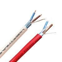 China UL Listed Shielded Solid Copper 14AWG 16AWG 18AWG 2 Core Fire Alarm Cable 300V for sale