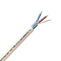 China UL Listed Shielded Solid Copper 14AWG 16AWG 18AWG 2 Core Fire Alarm Cable 300V for sale
