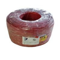 China PVC Twisted Pair Fire Alarm Cable Tinned Copper Wire Stranded Unshielded Red / Grey for sale