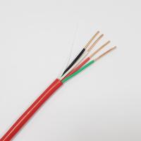 China Unshielded Red or White PVC Twisted Pair Smoke Detector Cable for sale