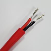 China Tinned Stranded Copper 4C 18AWG Unshielded Red PVC Fire Alarm Cable 300V for sale
