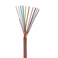 China CMR Brown Thermostat Cable 10C 20AWG Solid Bare Copper for HVAC Alarm Systems for sale