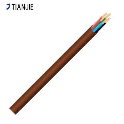 China UL ETL CM CL2 18AWG 5C Solid Bare Copper Thermostat Control Cable 150V for sale