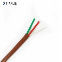 China TIANJIE UL ETL CM CL2 18AWG 3C Solid Copper Thermostat Control Cable Brown 150V 60C for sale