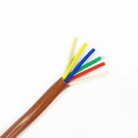 China TIANJIE UL ETL CM CL2 18AWG 3C Solid Copper Thermostat Control Cable Brown 150V 60C for sale