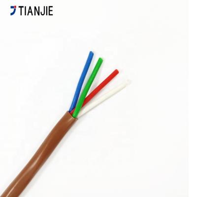 China UL ETL CM CL2 20AWG 4C Solid Copper Thermostat Control Cable for HVAC Systems 150V for sale