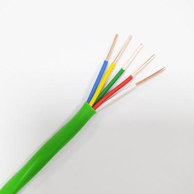 China 18AWG 5C Solid Bare Copper CL2R CL3R PVC Thermostat Cable for HVAC Systems for sale