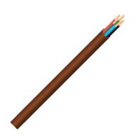 China TIANJIE 18AWG Solid Bare Copper 5 Conductor PVC Insulated Brown Thermostat Cable 150V for sale