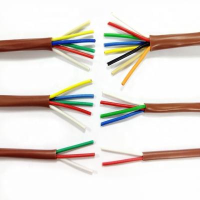 China 6 Conductor 18 AWG Solid Bare Copper PVC Thermostat Cable 150V for HVAC Control Systems for sale