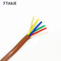 China 6 Conductor 18 AWG Solid Bare Copper PVC Thermostat Cable 150V for HVAC Control Systems for sale