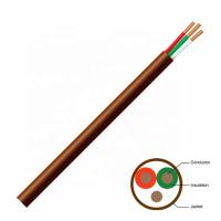 China TIANJIE 20 AWG Solid Bare Copper PVC Jacket Brown Thermostat Cable 150V 60C for sale
