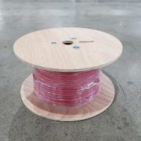China UL FPLR 2C 18AWG PVC Jacket Unshielded Red Twisted Pair Fire Alarm Wire 300V for sale