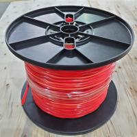 China UL FPLR 2C 18AWG PVC Jacket Unshielded Red Twisted Pair Fire Alarm Wire 300V for sale