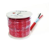 China 18AWG Shielded Twisted Pair Fire Alarm Cable Solid Copper 300V PVC Jacket for sale