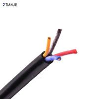 China TIANJIE 60227 IEC 53 RVV 300/500V 4C 1.0mm2 PVC Insulated Flexible Electric Cable for sale