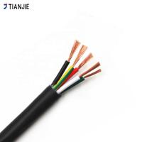 China RVV 5x1.5mm2 PVC Insulated Flexible Electrical Cable 300/500V CCC Certified for sale