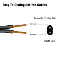 China 14/2 Low Voltage Landscape Lighting Wire 14 Gauge 2 Conductor 250 Feet Direct Burial UL Listed for sale