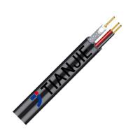 China RG6+2C 75 Ohm Coaxial Composite Power Cable 300V Operating Voltage for sale