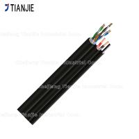 China UTP CAT6 18AWG Power Cable Solid Bare Copper Composite Siamese Cable 2C+8C for sale