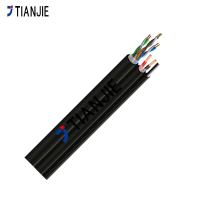 China 24AWG UTP Cat6 Siamese Composite Cable 2C18AWG+8C23AWG for CCTV Security System for sale