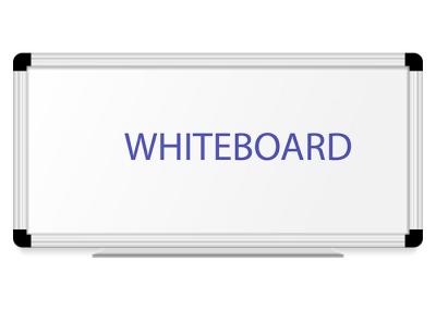 China Vertical Large Magnetic White Board , Magnetic Whiteboard Wood Frame for sale